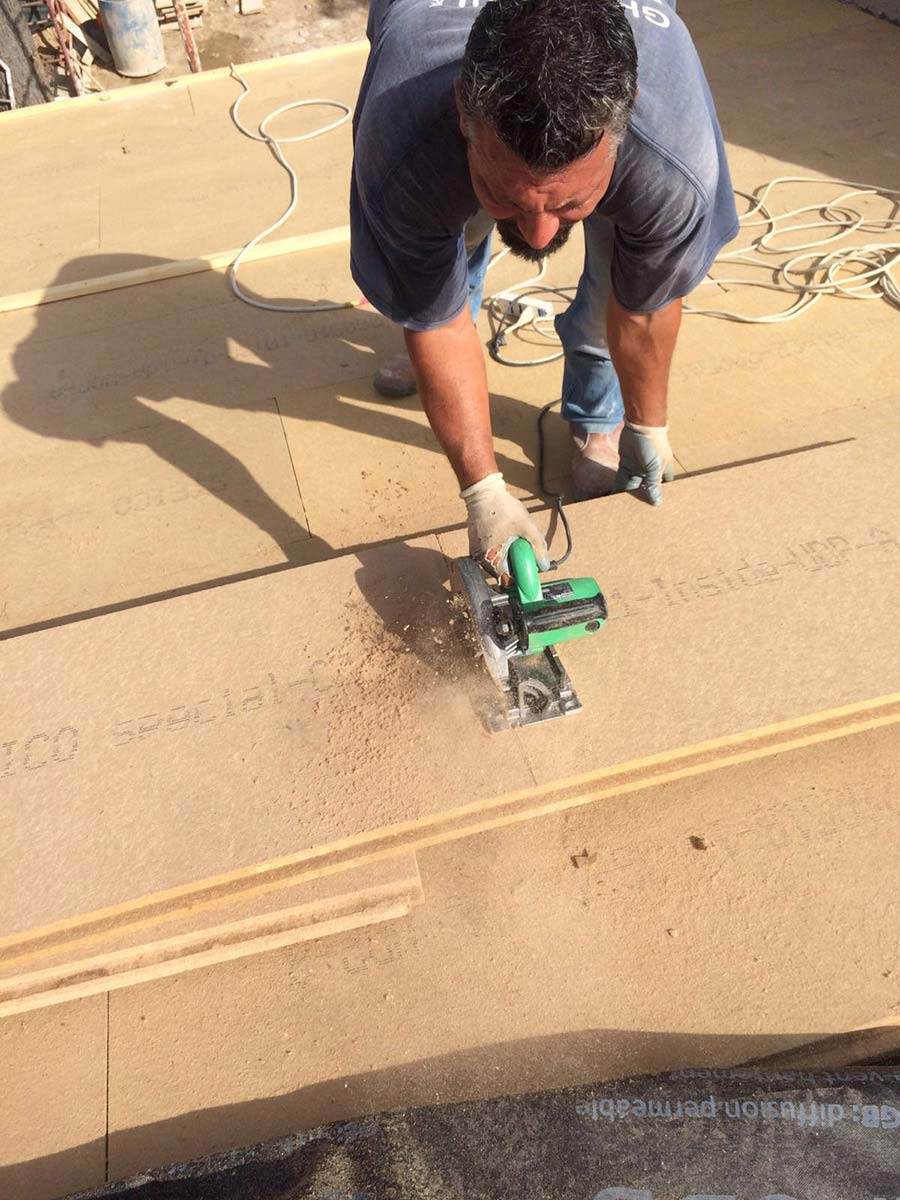 Bituminous Fiber wood shop Bitumfiber